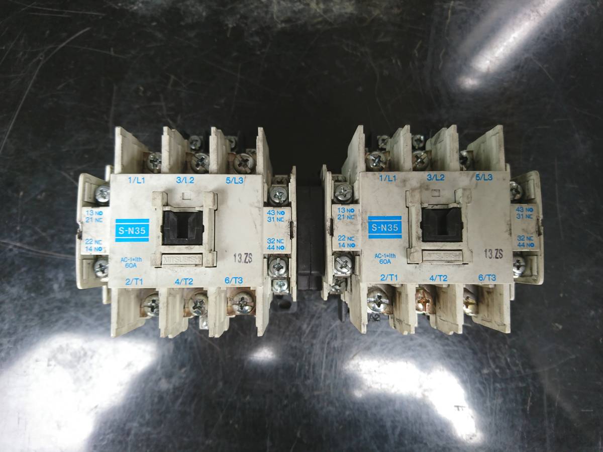 三菱電機 S-N35 電磁接触器 マグネットスイッチ 可逆 S-2XN35 S-2×N35 200V マグネットコンダクタ 電磁開閉器 ...