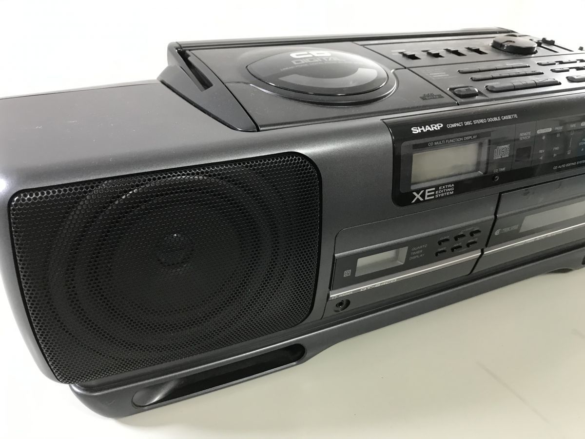 【中古】BA105-120D-4【通電確認済み】SHARP シャープ CDラジカセ TWINCAM WCD QT-64CD コンパクトディスク ステレオダブルカセット 昭和レトロの落札情報詳細 ...