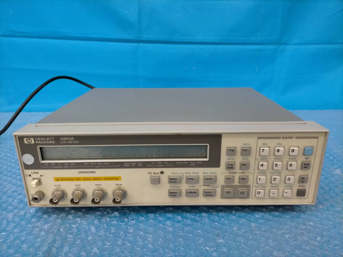 [CK3944 中古 HP 4263A LCR METER LCRメーター 現状渡し の落札情報詳細| ヤフオク落札価格情報 オークフリー