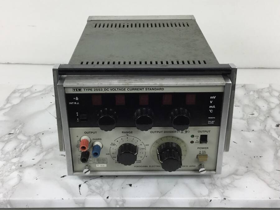 YEW 横河 TYPE 2553 標準直流電圧電流発生器 DC VOLTAGE CURRENT STANDARD 動作良好 その2 の落札情報 ...