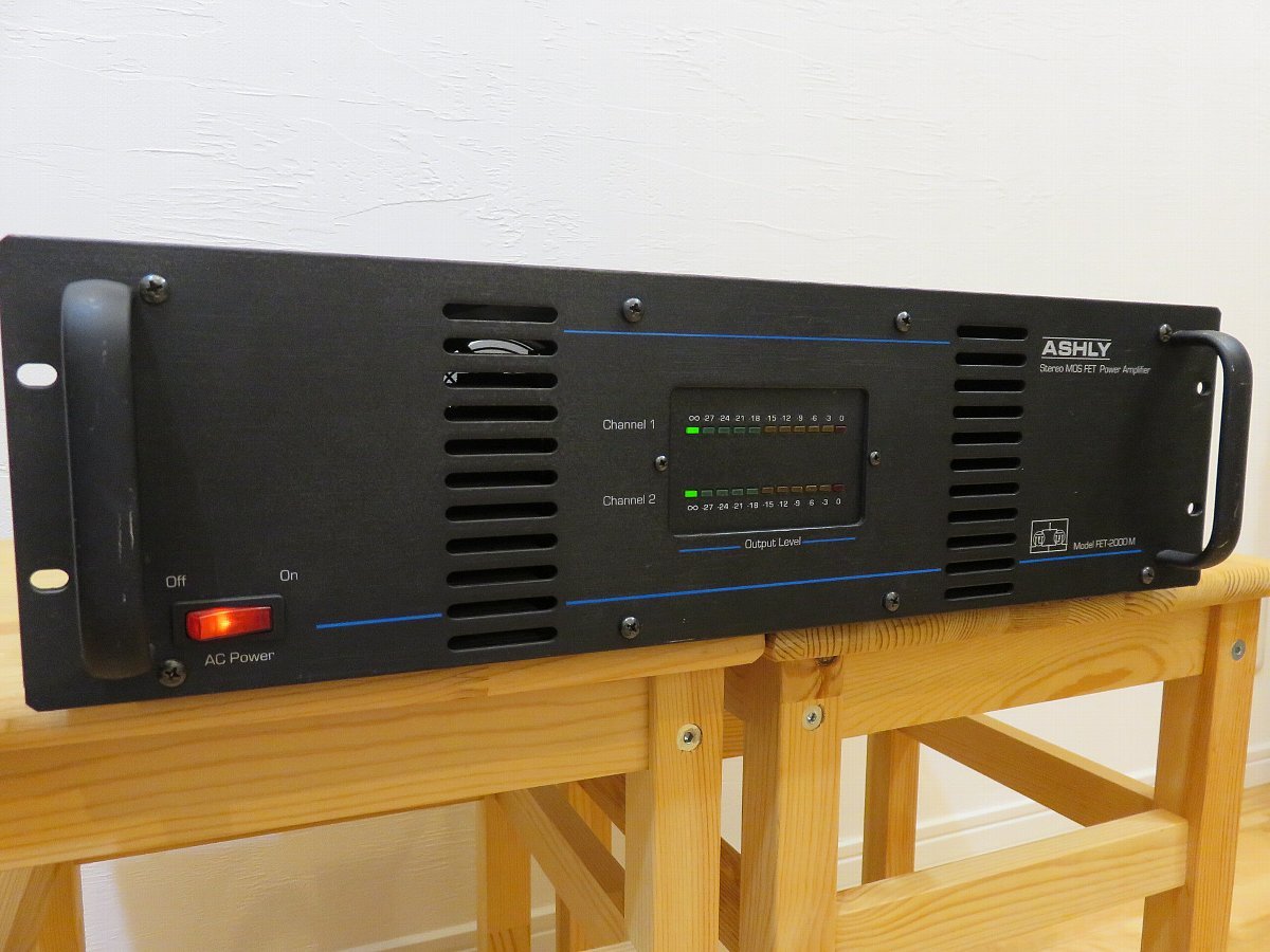 ASHLY FET-2000M 業務用パワーアンプ 日立 MOS-FET 2SJ50 2SK135 J50 K135の落札情報詳細 ...