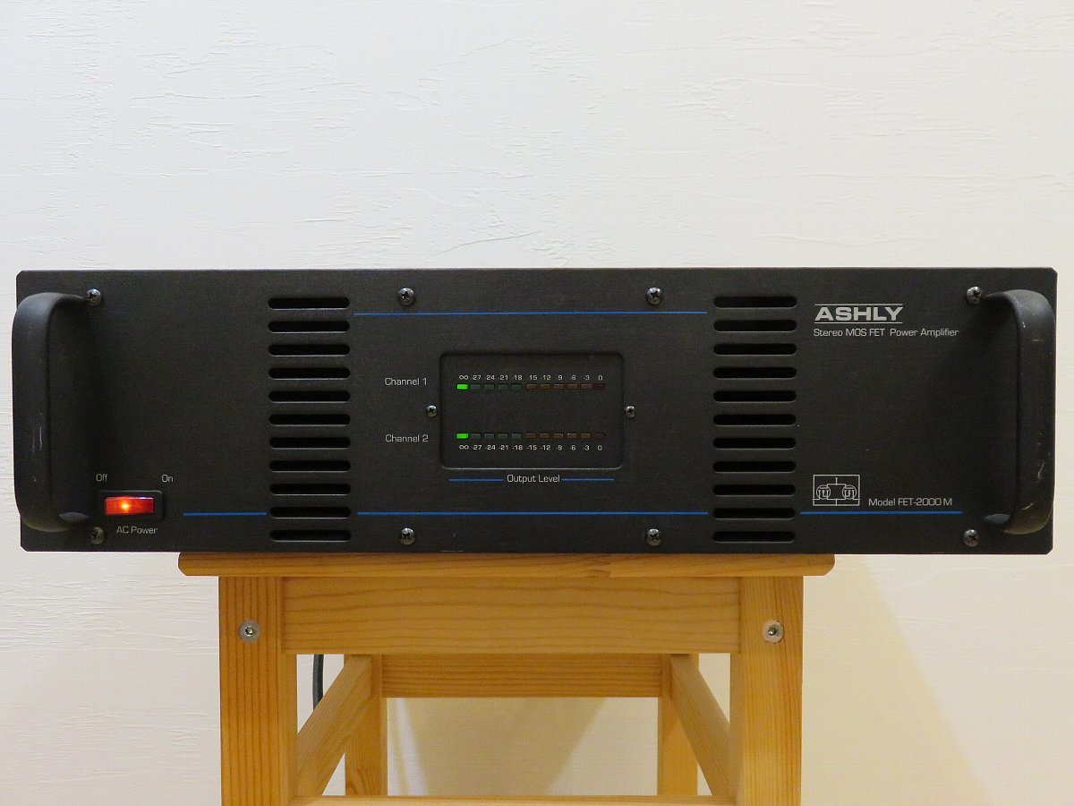 ASHLY FET-2000M 業務用パワーアンプ 日立 MOS-FET 2SJ50 2SK135 J50 K135の落札情報詳細 - ヤフオク落札価格検索 オークフリー