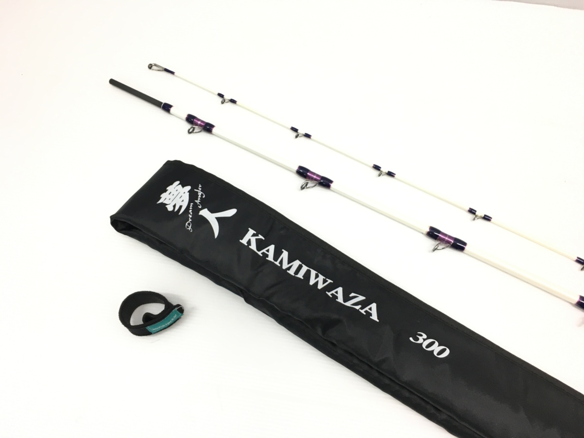 美品 アルファタックル alpha tackle 夢人 kamiwaza カミワザ 300 釣り竿 ロッド 釣り具 50192smの落札情報詳細 - Yahoo!オークション落札価格検索 オークフリー