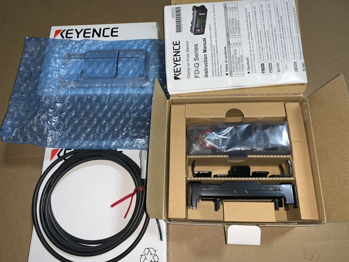 【新品】KEYENCE FD-Q10CSO 流量センサ FD-QP1 保護カバー OP-87640 ケーブル 3点セット 新品 未使用の落札 ...