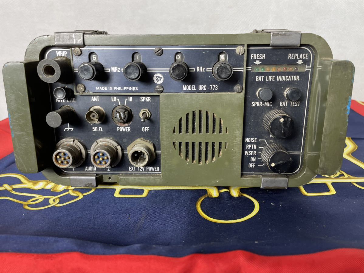 (管-902) 無線機 RADIO URC 773 X‘CEIVER SET 装置部品 アメリカ軍用品 未確認ジャンクの落札情報詳細 ...