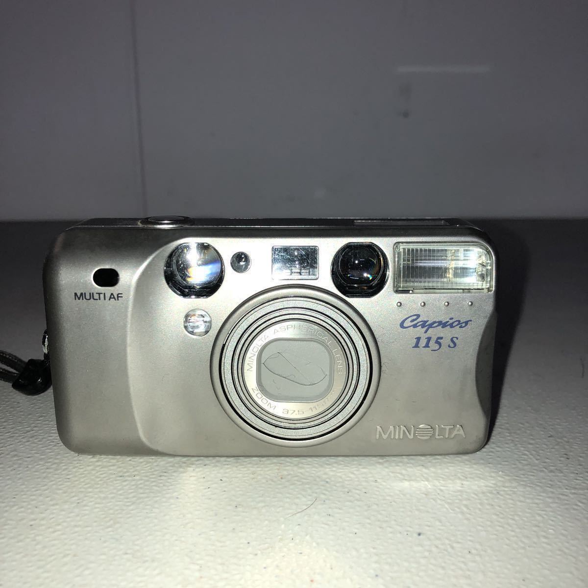 ジャンク品 MINOLTA capios 115s MULTI AF 38111921 動作未確認品 フィルムカメラ 昭和 レトロの落札情報詳細 - ヤフオク落札価格検索 オークフリー