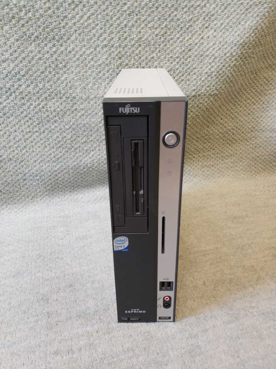 【やや傷や汚れあり （詳細）】稀少品 FUJITSU FMV-ESPRIMO D5250 ★ Core 2 Duo E4500 2コア/メモリ ...