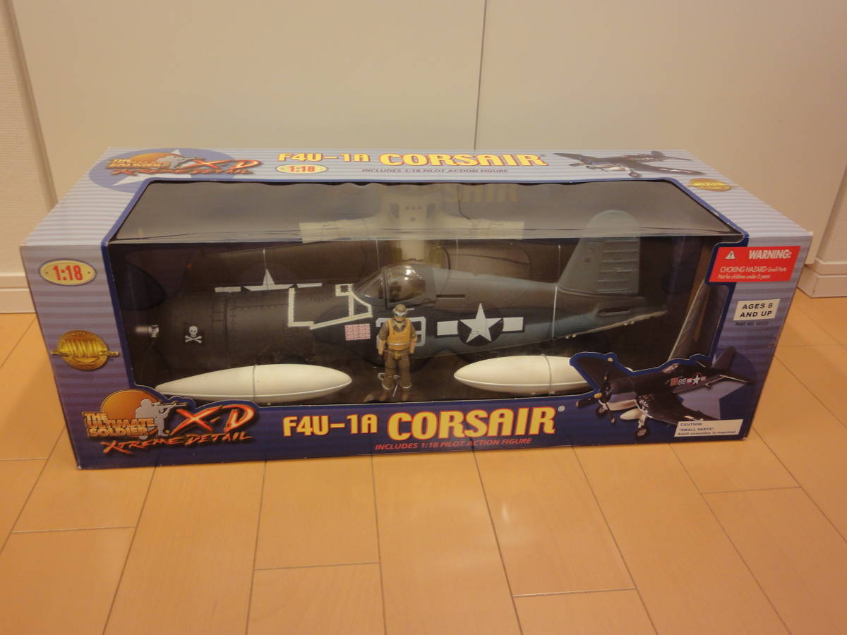 【新品】1/18 F4U-1A CORSAIR（コルセア） 21St Century Toys 塗装済半完成品 戦闘機 US の落札情報詳細 ...