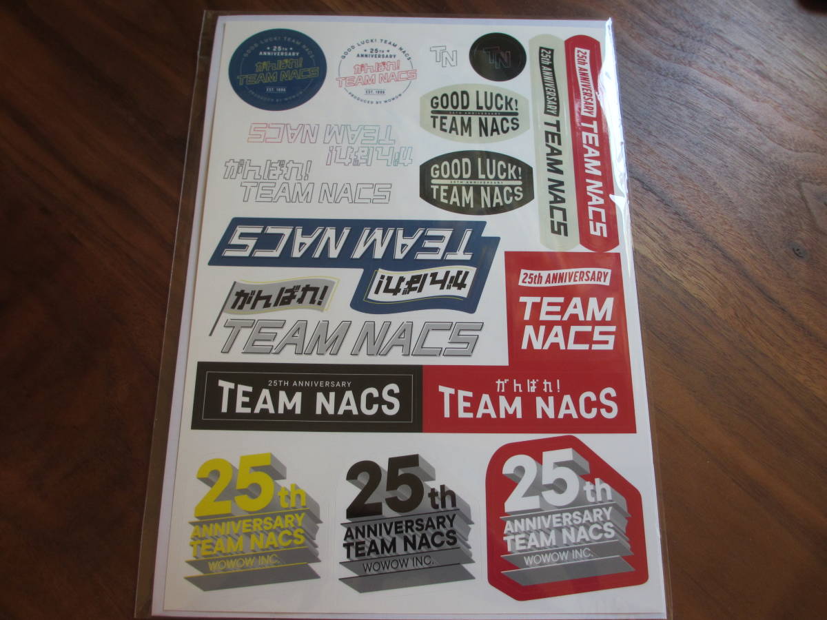 【新品】TEAM NACS 25周年 がんばれ！TEAM NACS WOWOWステッカー 大泉洋 戸次重幸 音尾琢真 森崎博之 安田顕の落札情報詳細 - ヤフオク落札価格検索 オークフリー