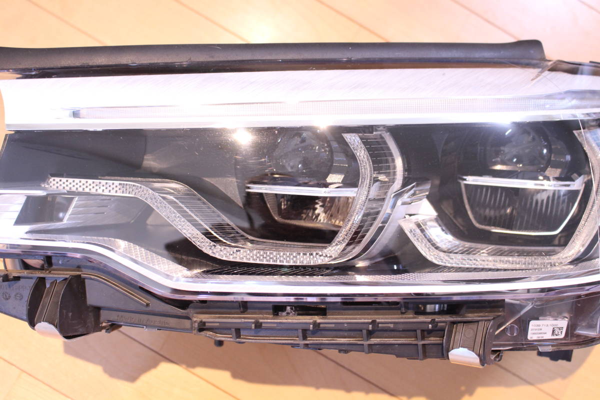 【目立った傷や汚れなし】BMW 5シリーズ G30 G31 左ヘッドライト LED 63117214963 純正 中古 の落札情報詳細 ...