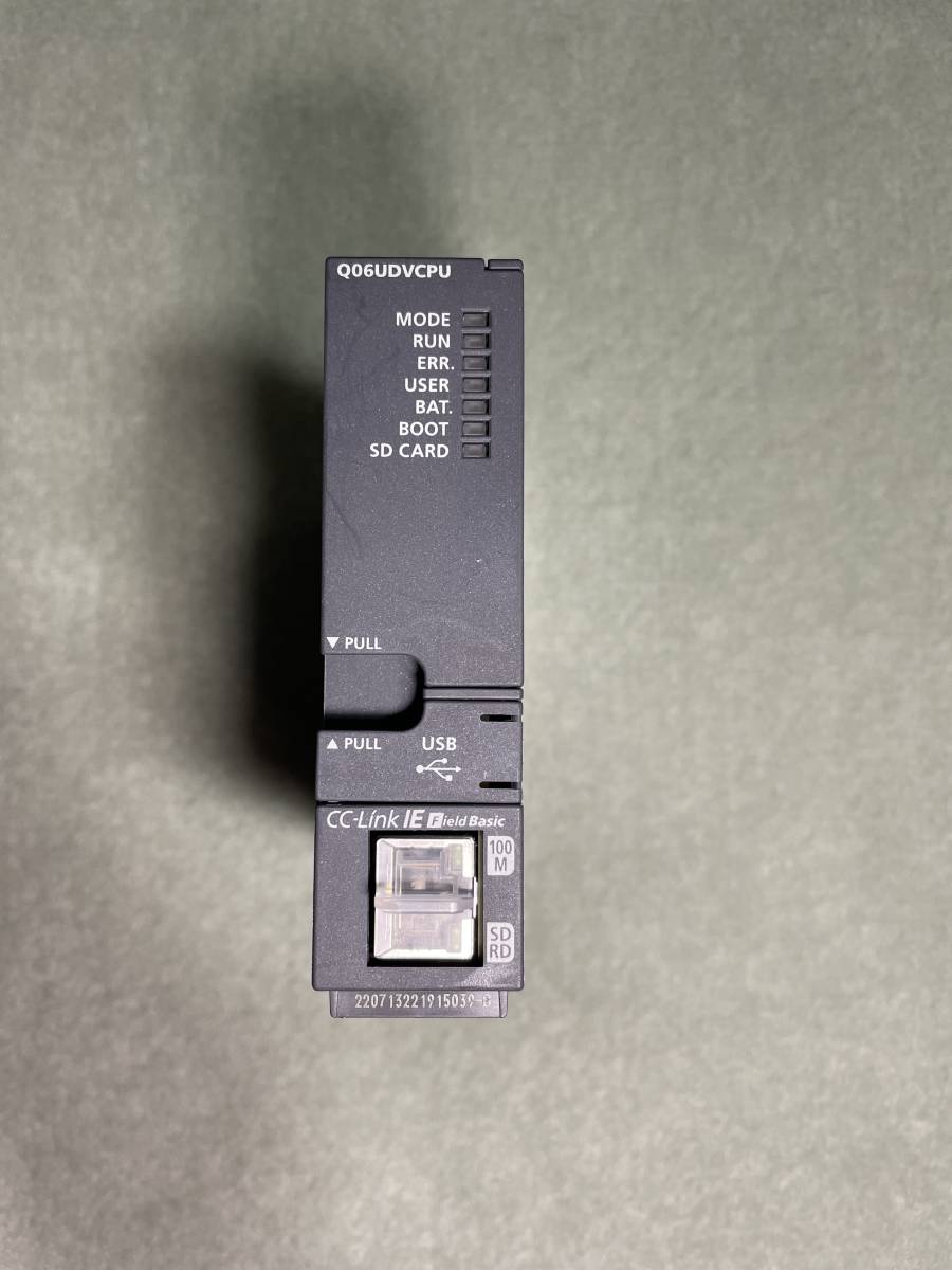 【未使用に近い】即配 領収書可 Q06UDVCPU 三菱 PLC Q シリーズ CPU ユニット シーケンサ 以下検索用:Q03UDV ...