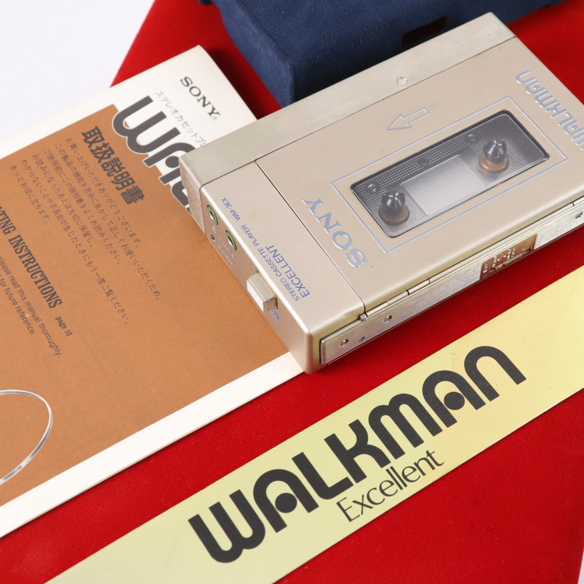 【目立った傷や汚れなし】SONY WALKMAN Excellent WM-3EX ソニー ウォークマン エクセレント カセットプレーヤー ...