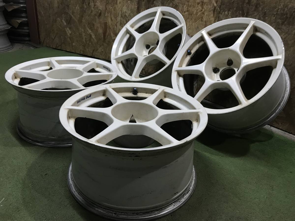 【傷や汚れあり】P-1 Racing 社外ホイール 17インチ 9JJ PCD114.3 オフセット+17☆4本セット！の落札情報詳細 ...