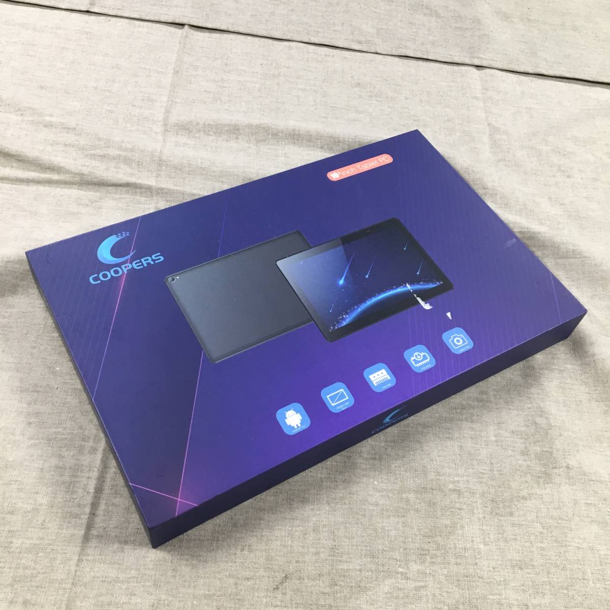 【未使用に近い】現状品 COOPERSタブレット10インチ CP10 Android 10.0システム 4コアCPU IPSディスプレイ ...