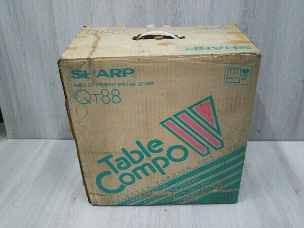 【全体的に状態が悪い】ジャンク 現状品 シャープ QT88 テーブルコンポの落札情報詳細 - ヤフオク落札価格検索 オークフリー