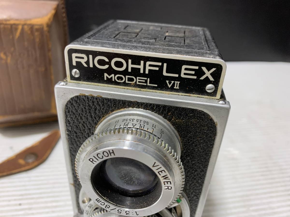 【傷や汚れあり】 RICOHFLEX MODEL VII 二眼レフカメラ 1：3.5/8cm【動作未確認・写真追加あり】 の落札情報詳細 ...