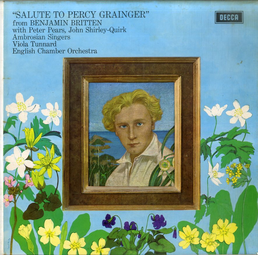【やや傷や汚れあり】A00482881/LP/ベンジャミン・ブリテン「Salute To Percy Grainger From ...