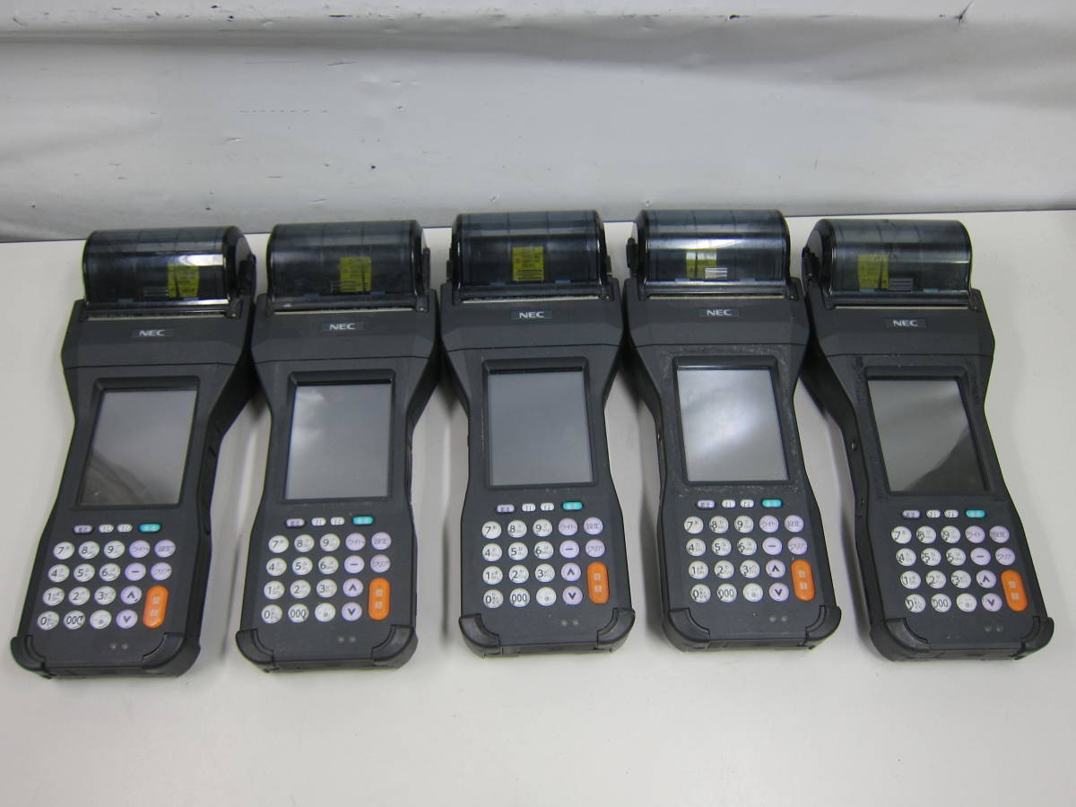 【傷や汚れあり】★☆NEC ハンディターミナル TOUGHPRO PW-HT01-01 5台セット ①☆★の落札情報詳細 - ヤフオク落札価格検索 オークフリー