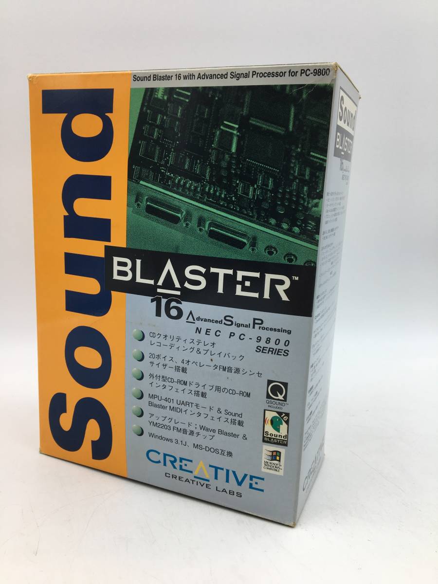 【未使用に近い】ジャンク】Creative Labs Sound Blaster 16 Cバス用サウンドボード CT2720 付属品あり PC-9800用 クリエイティブの落札情報詳細 ...