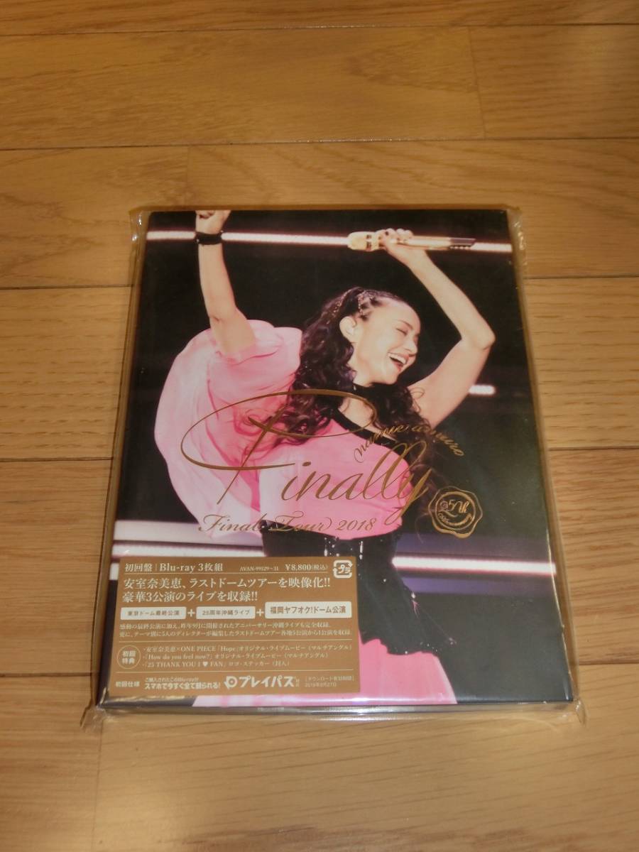 【目立った傷や汚れなし】安室奈美恵 Final Tour 2018 Finally (東京ドーム最終公演+25周年沖縄ライブ+福岡ヤフオク!ドーム公演)(初回生産限定版)(Blu-ray ...