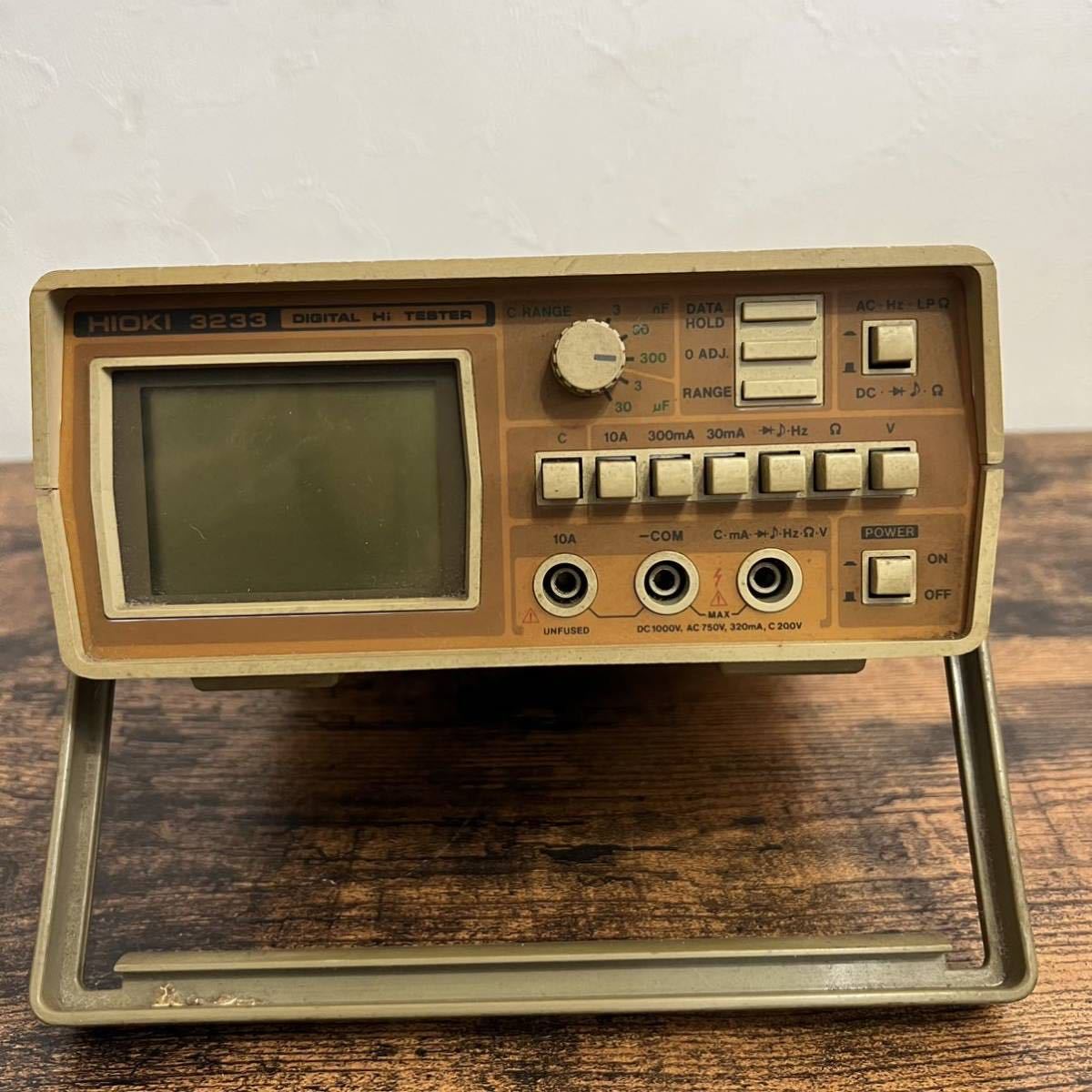 【傷や汚れあり】☆HIOKI 3233 DIGITAL Hi TESTER 精密デジタルハイテスター☆昭和レトロ 計測器☆ジャンク☆ の落札 ...