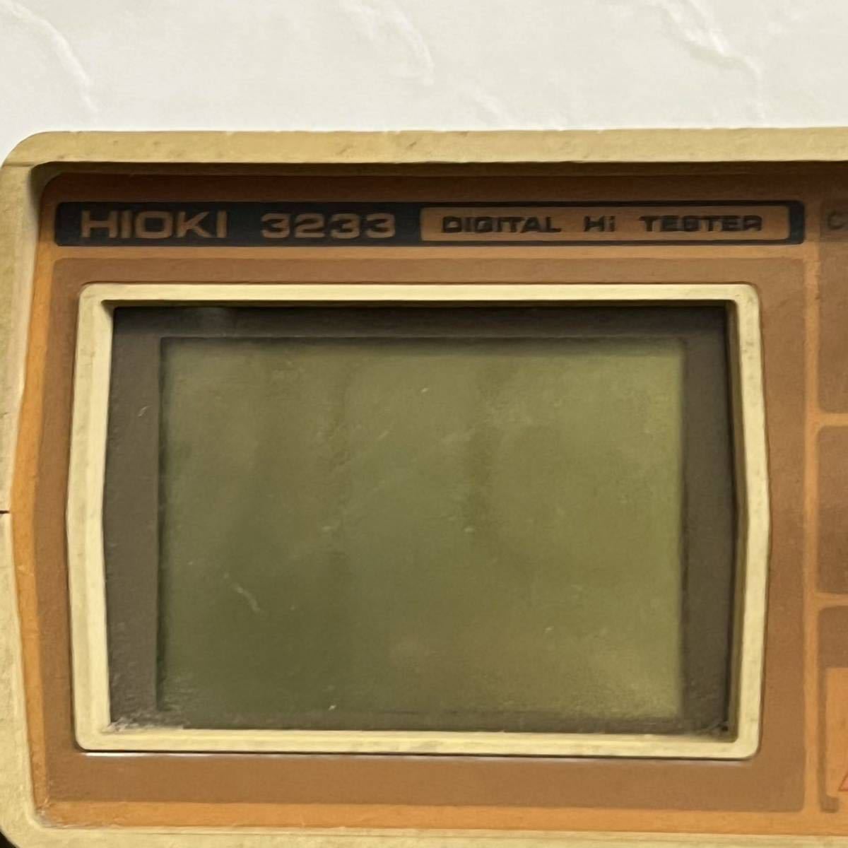 【傷や汚れあり】☆HIOKI 3233 DIGITAL Hi TESTER 精密デジタルハイテスター☆昭和レトロ 計測器☆ジャンク☆ の落札 ...