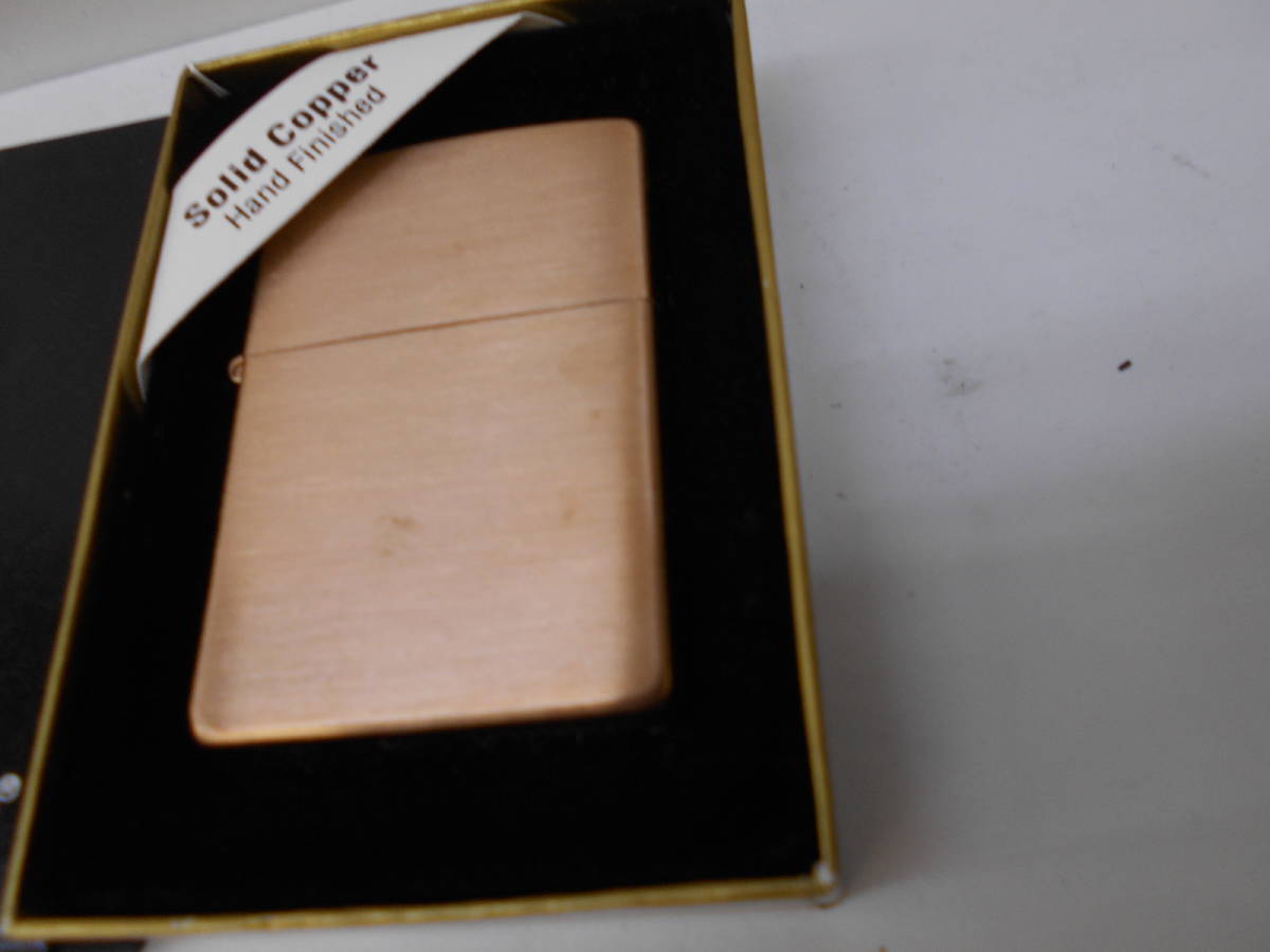 【未使用】SOLID COPPER 銅無垢 ブラッシュ仕上げ Zippo 2001年製 未使用 の落札情報詳細| ヤフオク落札価格情報 オークフリー