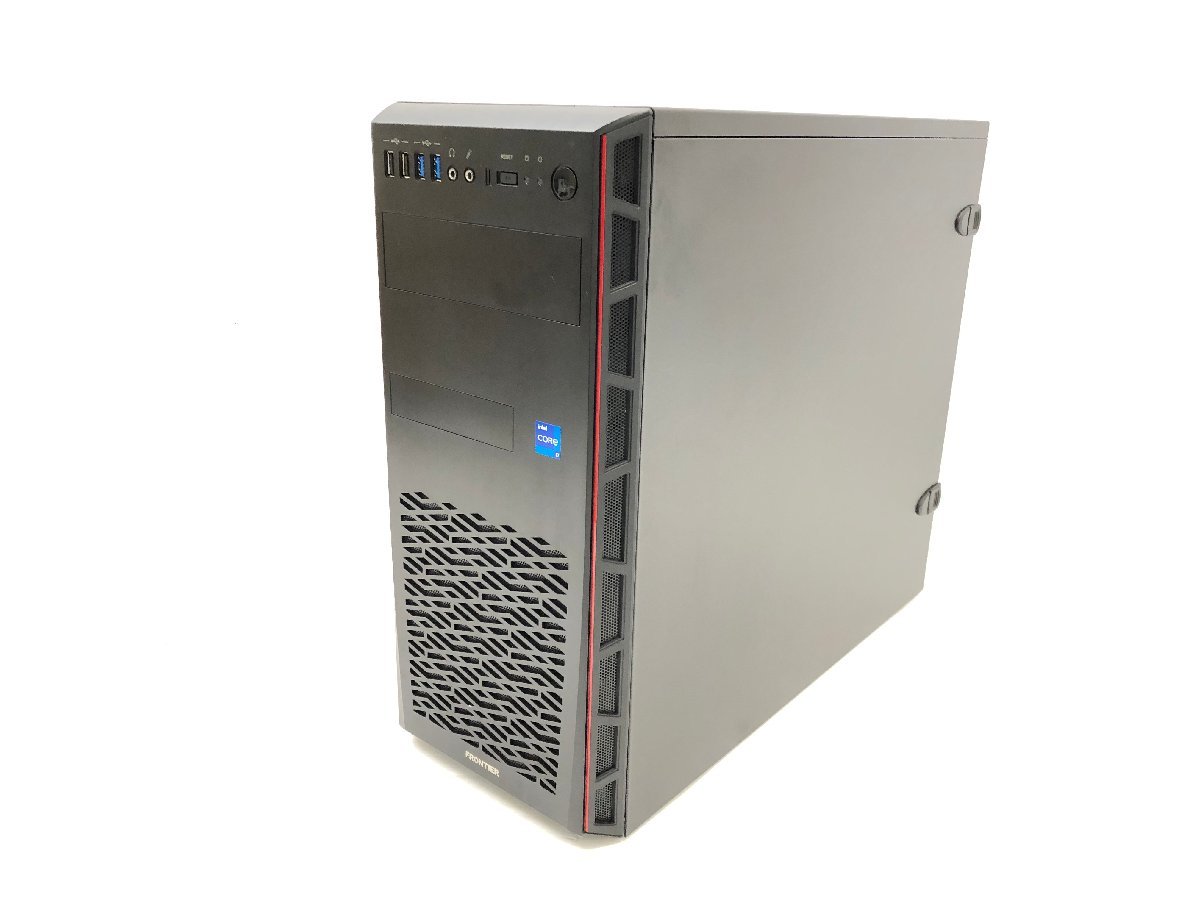 【目立った傷や汚れなし】美品 FRONTIER FRGA Series ゲーミング デスクトップパソコン PC Win10Home Core ...