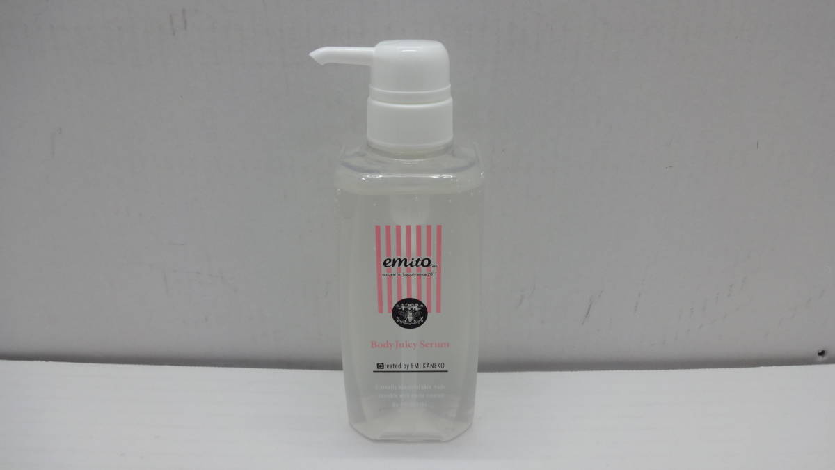 【未使用】 2771・emito/エミト Created by EMI KANEKO ボディジューシーセラム 美容液 480g 未使用品の落札 ...