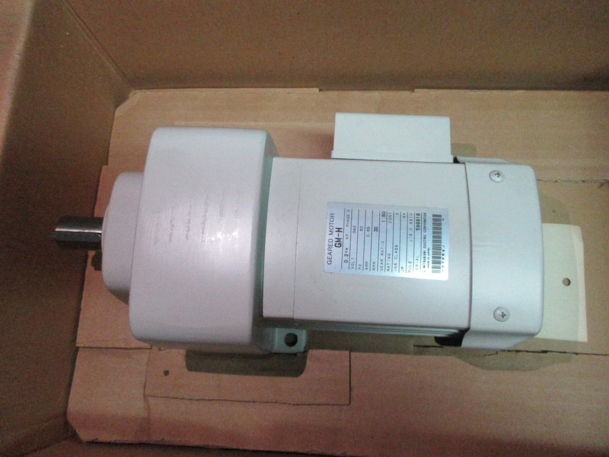 【新品】【新品同様/送料無料/22】三菱 ギヤードモータ GM-J2 3相200V 60w モータ 未使用 保管品 の落札情報詳細| ヤフオク落札価格情報 オークフリー