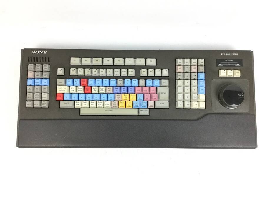 【傷や汚れあり】SONY ソニー BKE-9400A / BVE-9100用EDITING KEYBOARD システム編集用キーボード 現状品 ...