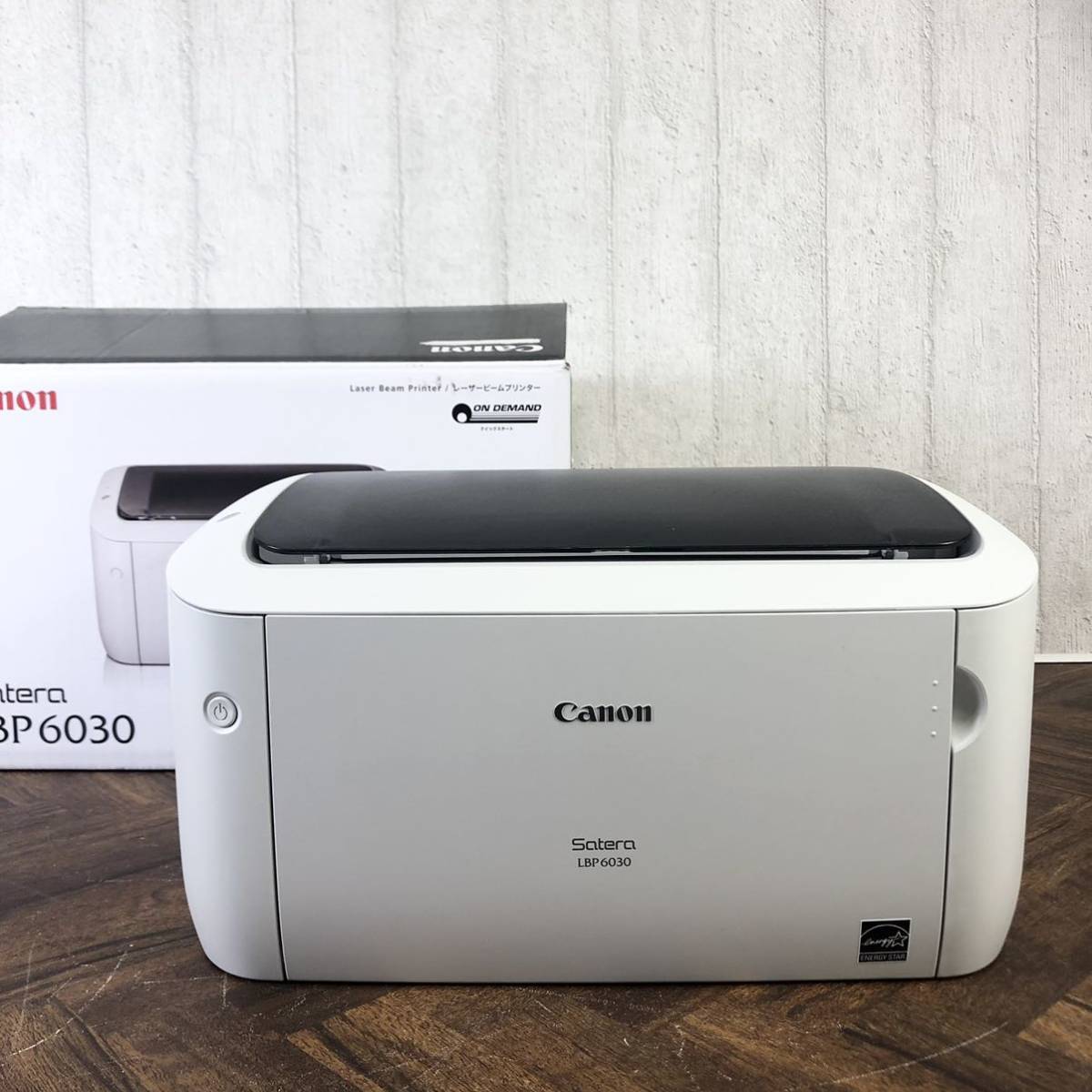 【やや傷や汚れあり】Canon キャノン F166400 LBP6030 モノクロレーザービームプリンター Satera 箱付き 付属品 A4 ...