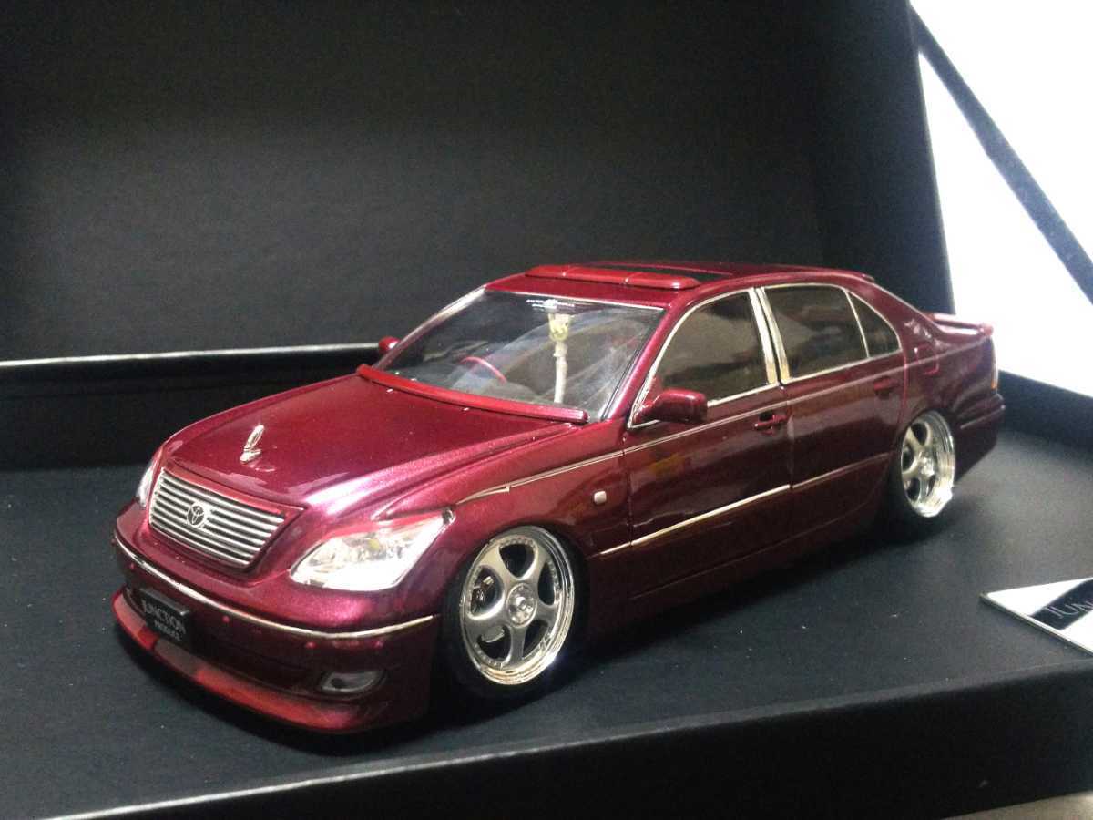 【未使用に近い】ホットワークス 1/24 トヨタ セルシオ UCF30 ジャンクションプロデュース 500台限定品 VIP JUNCTION ...