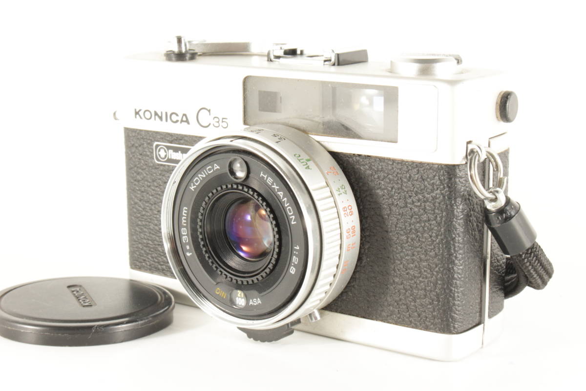 【やや傷や汚れあり】★動作品★ KONICA コニカ C35 Flash matic #5881の落札情報詳細 - Yahoo!オークション落札価格検索 オークフリー