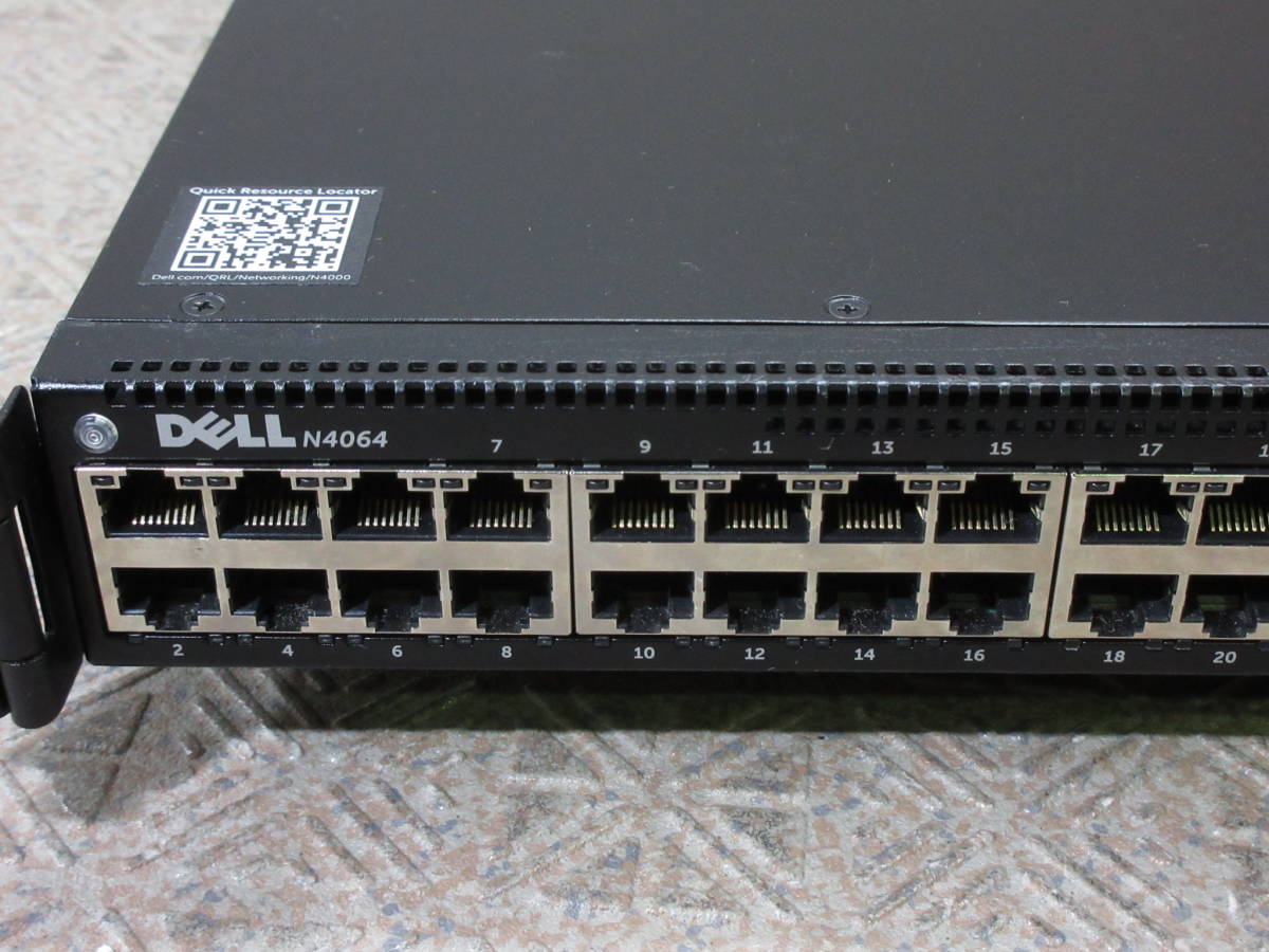 【傷や汚れあり】DELL / PowerSwitch N4000 Series / Networking N4064 / 10GbE L3 ...