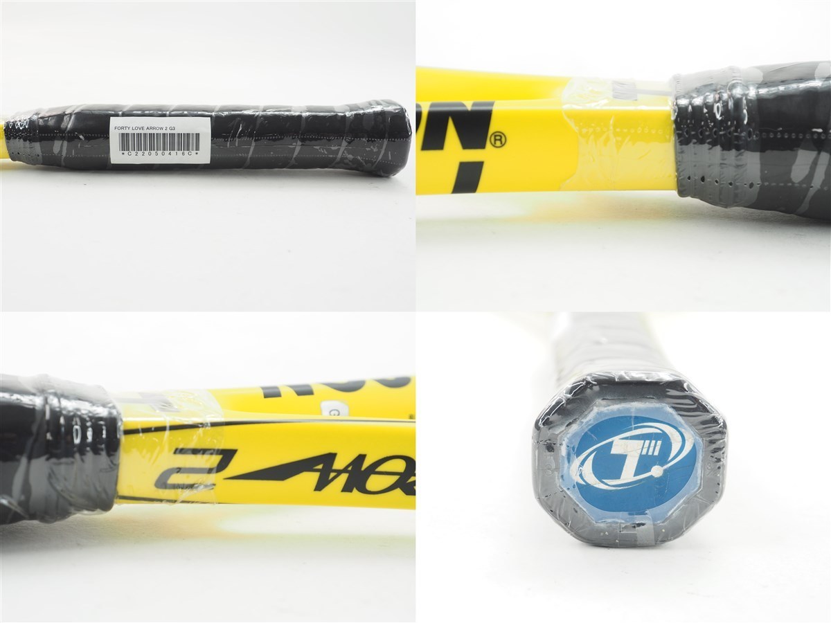 【目立った傷や汚れなし】中古 テニスラケット トアルソン フォーティーラブ アロー2 (G3)TOALSON FORTY LOVE ARROW ...