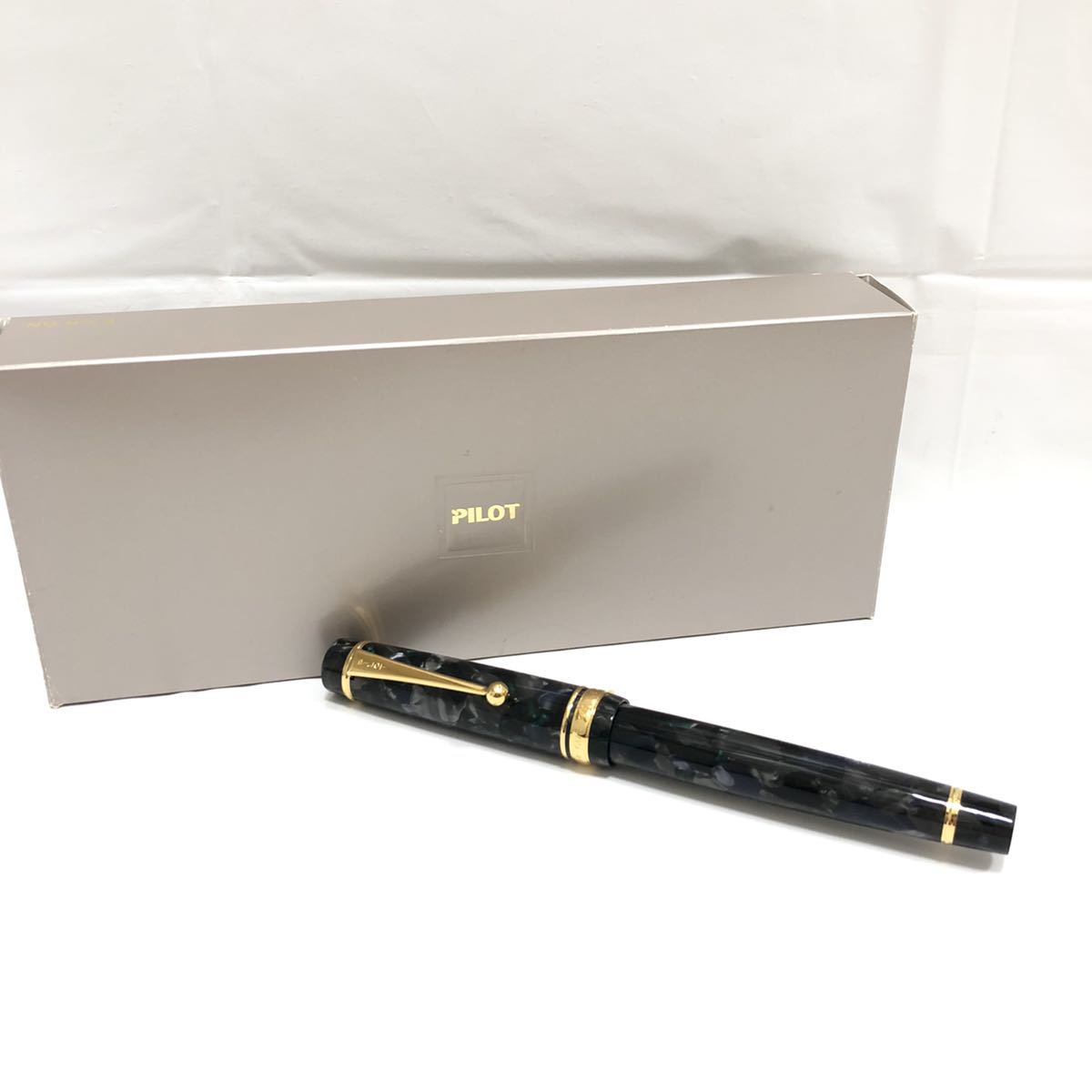 【目立った傷や汚れなし】 [1円スタート]PILOT CUSTOM LE パイロット 美品/カスタムレガンス/マーブル/名入り/Z-CR-ZN ...