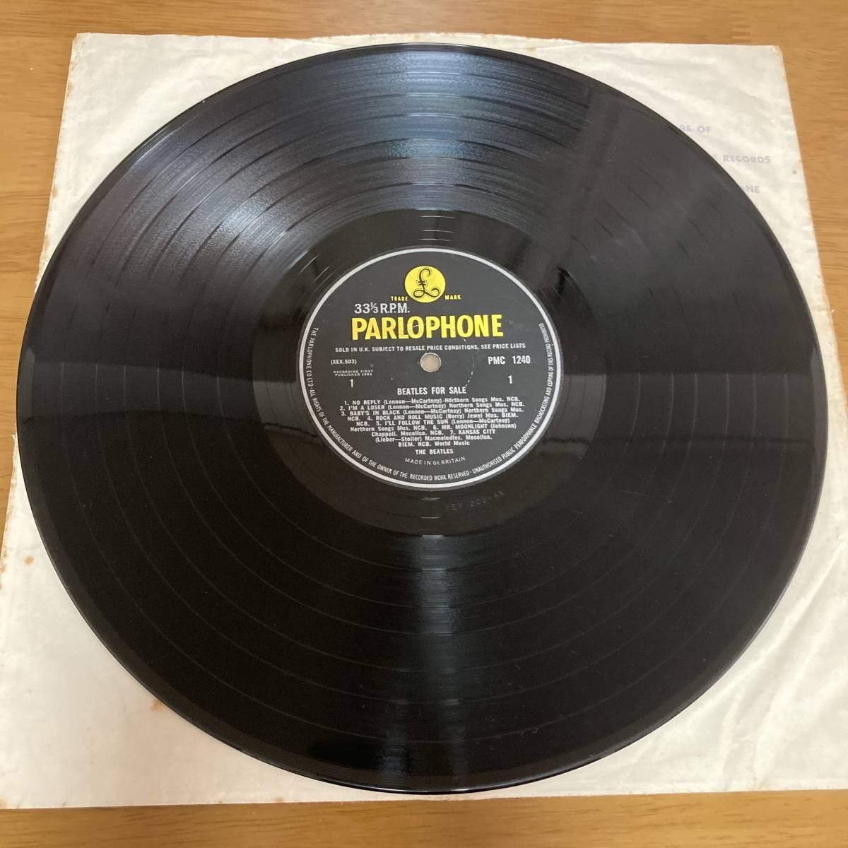 【傷や汚れあり】UK盤イエロー・パーロフォン マト4N/3N BEATLES FOR SALE/mono ビートルズ THE BEATLES ...