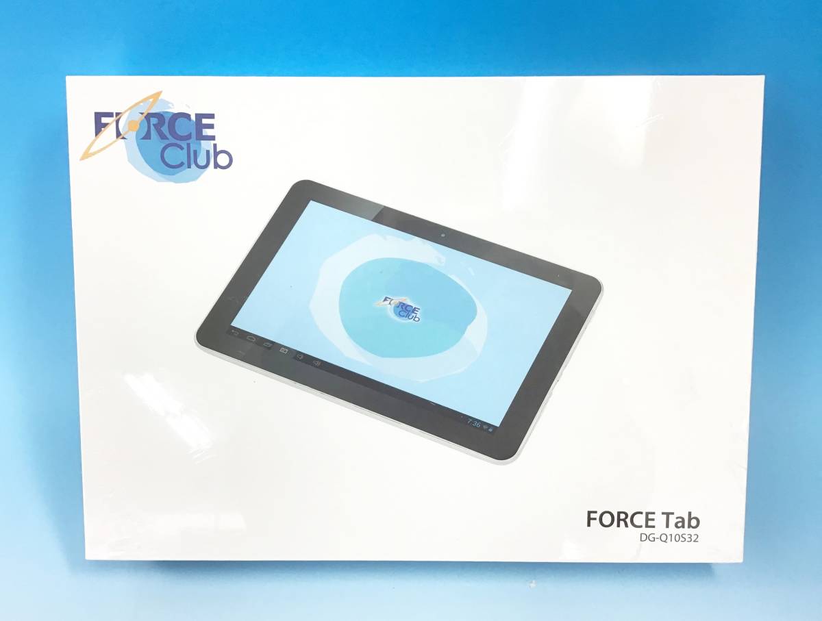 【未使用】未使用 未開封 FORCE Club Force Tab 10インチ タブレット DG‐Q10S32 本体 アンドロイド フォルス ...