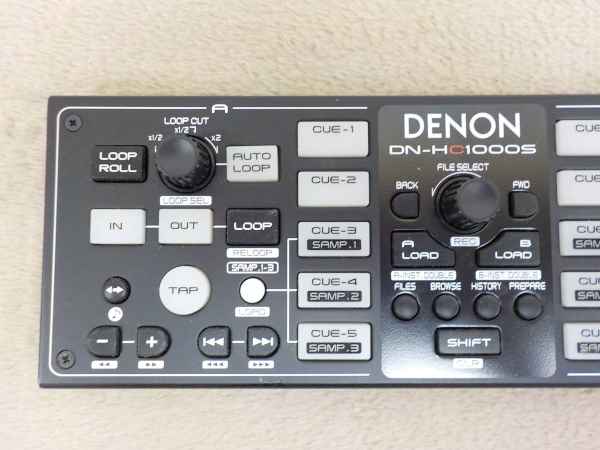 【目立った傷や汚れなし】T63 美品中古 送料無料 DENON デノン PCDJ コントローラー DN-HC1000S MIDI Serato ...