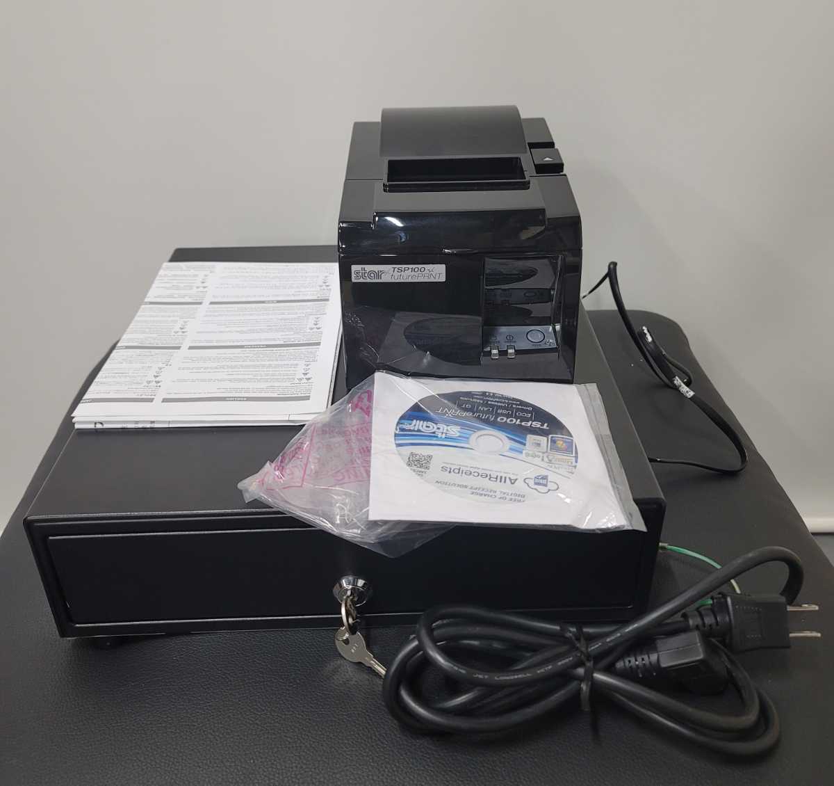 【傷や汚れあり】S-527 【まとめ売りセット】スターマイクロニクス TSP100 TSP143U レシート プリンター スター精密 ＆ ドロ ...