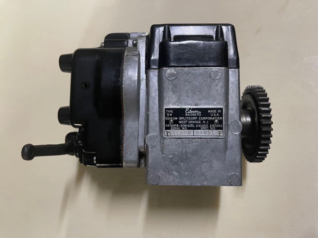 【傷や汚れあり】最終値下げ Edison MAGNETO type RM エジソン マグネトー indian sport scout レア物 ...