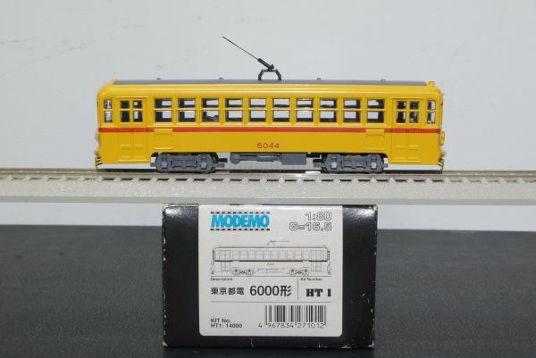 MODEMO HO 東京都電 6000形(金太郎塗装) HT101 の落札情報詳細| ヤフオク落札価格情報 オークフリー