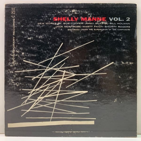 【目立った傷や汚れなし】良好!! 10'' FLAT USオリジナル SHELLY MANNE And His Men, Vol. 2 ...