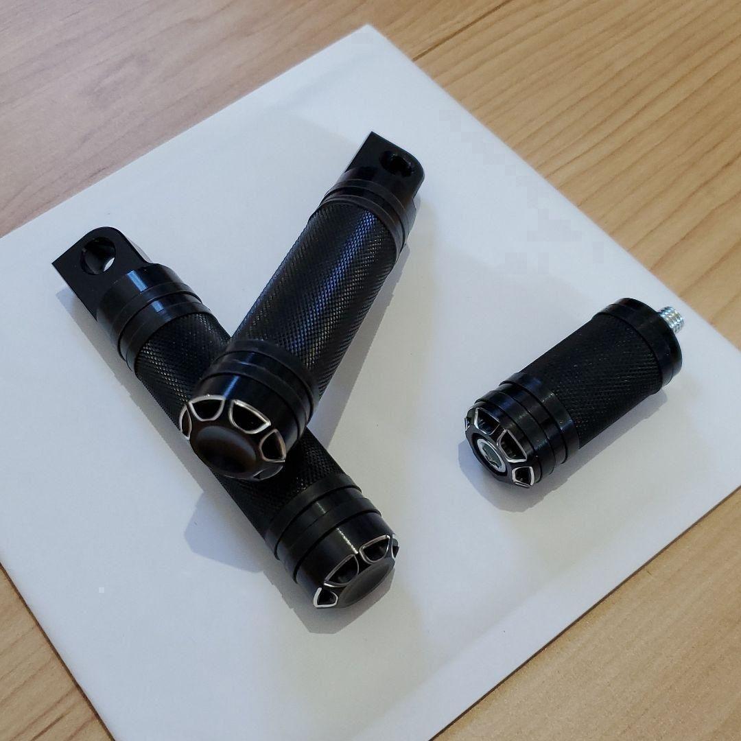 【未使用】数量限定特価！⑩アルミ削り出し フットペグx2 シフターペグx1 ハーレーの落札情報詳細 - ヤフオク落札価格検索 オークフリー