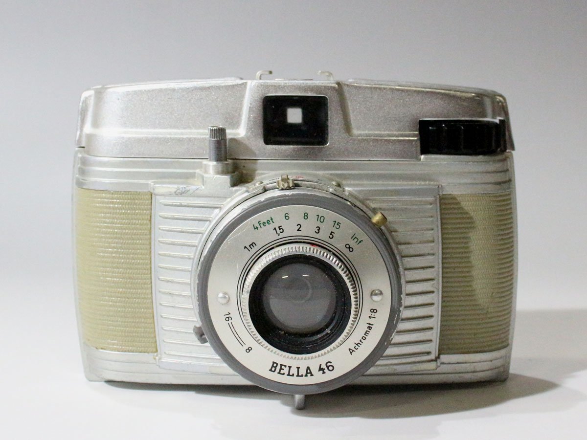 【やや傷や汚れあり】時代市場 1950年頃 ドイツ製カメラ BILORA BELLA 46 アンティーク品 の落札情報詳細| ヤフオク落札価格 ...