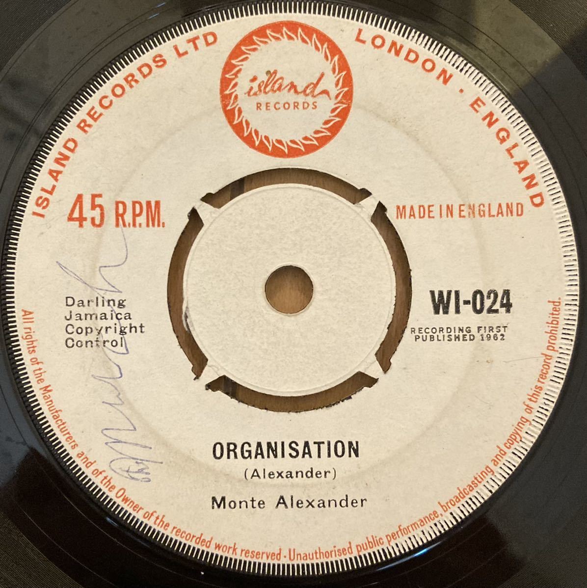 【やや傷や汚れあり】激レアオリジナル盤！ Monte Alexander - Organisation / Monty Alexander ...