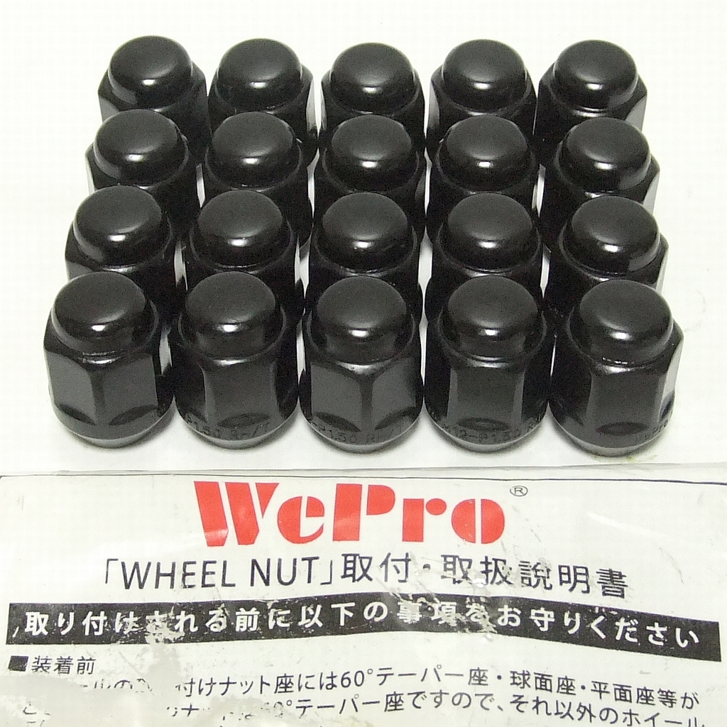 【中古】WePro ロックナット 20個 M12-P1.50 RH/T の落札情報詳細| ヤフオク落札価格情報 オークフリー