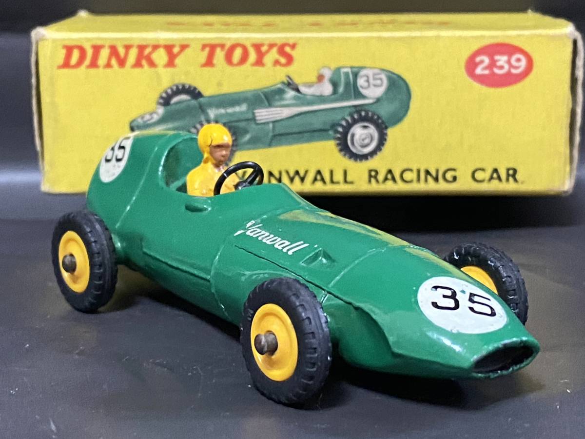 【目立った傷や汚れなし】英 DINKY #239 Vanwall Racing Car 1958 -original- ディンキー ヴァン ...