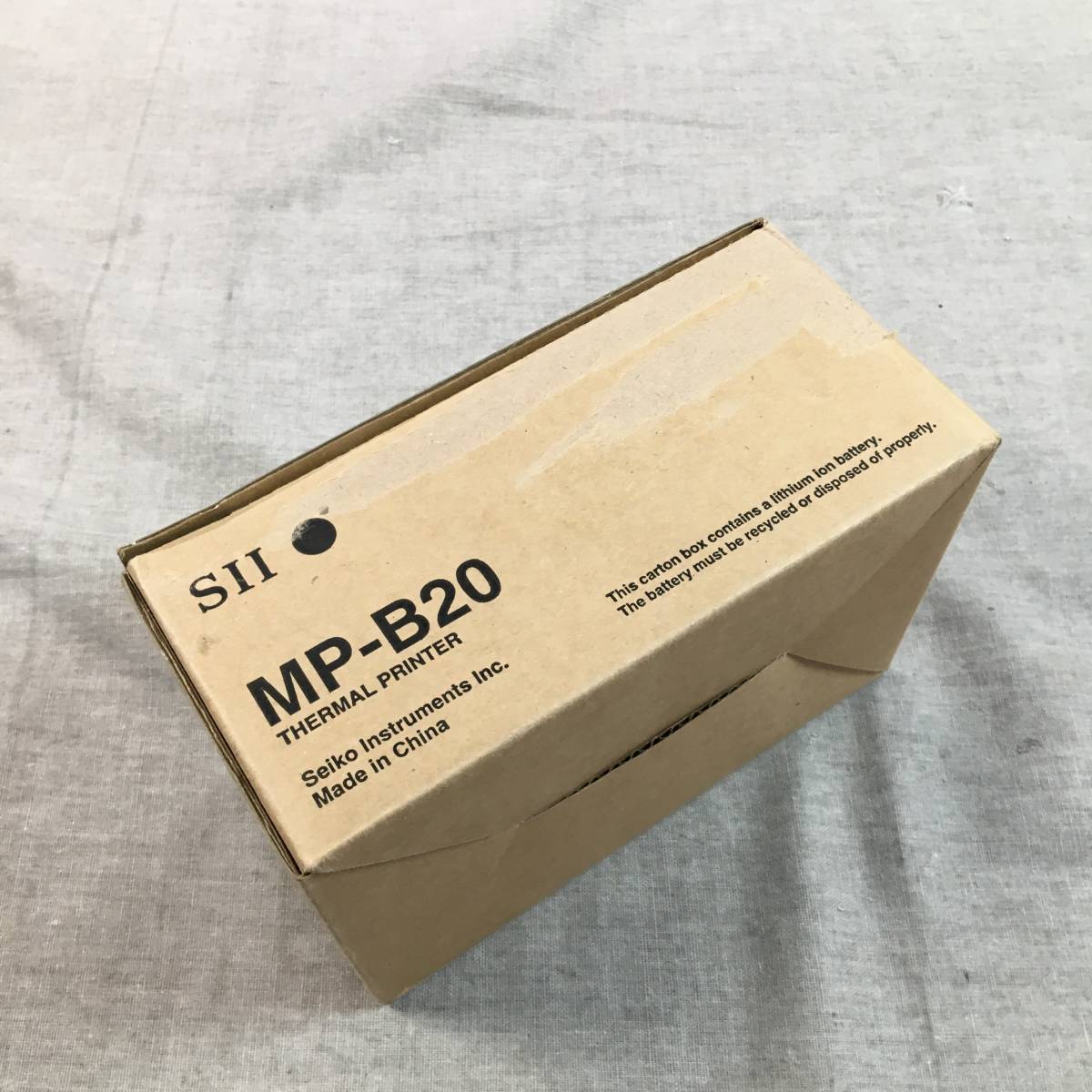 【目立った傷や汚れなし】現状品 セイコーインスツル モバイル型感熱式プリンター MP-B20 USB Bluetooth接続 MFi認定 ブラックの落札情報詳細 - ヤフオク落札価格検索 オークフリー